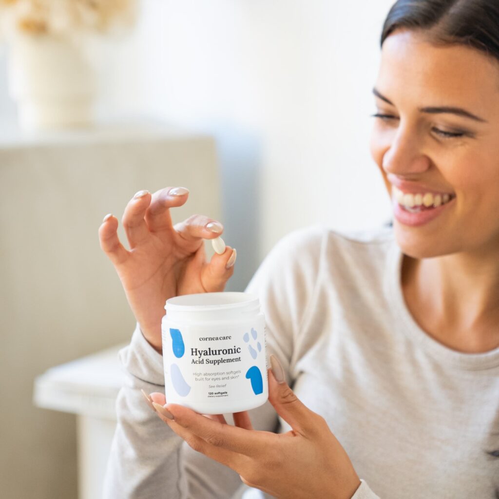 Hyaluronic Acid Supplement - CorneaCare® | Personalized Dry Eye Treatment